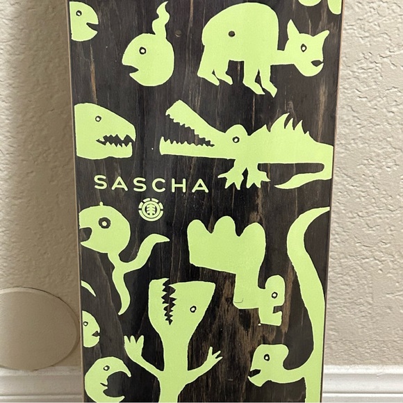 Element | Accessories | Element Sascha Daley Creatures Glow In The Dark Green Pro Skateboard ...